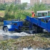 China Full Automatic Hydraulic Control Lake Weed Harvester Used in River for sale