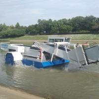 China Plastic Waste Harvester Diesel Engine Hydraulic Control River Floating for sale