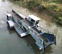 China Low Price Reservoir Weed and Hyacinth Harvester with Cutter for sale