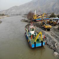 China Double Propeller Service Working Boat for Cutter Suction Dredger for sale
