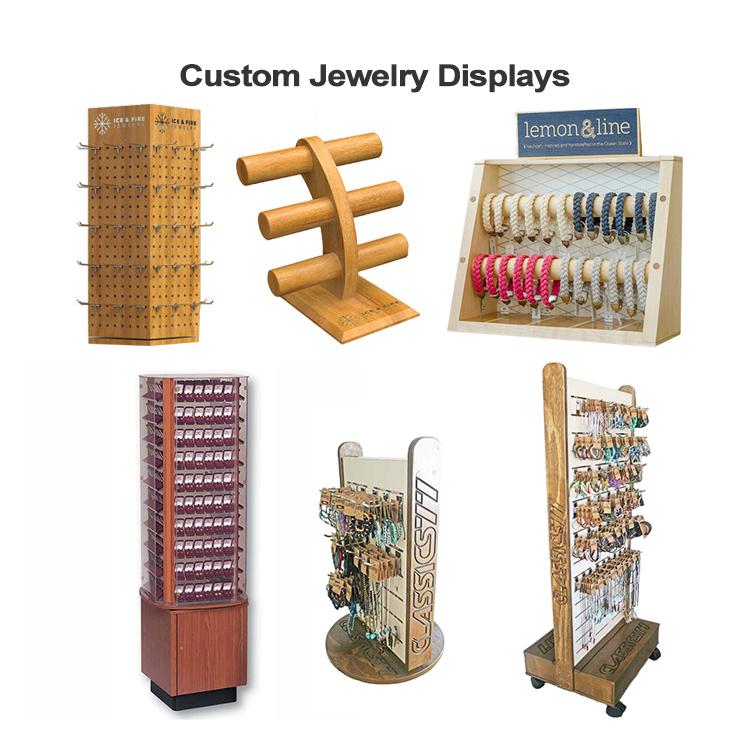 wooden display rack