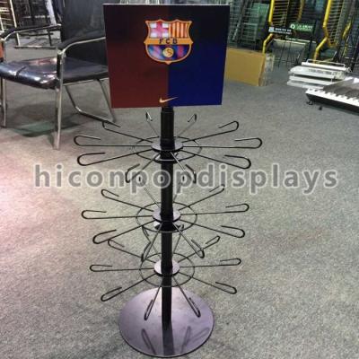 China Keychains Steel Retail Store Fixtures 8 Hooks Per Tier For Supermarket for sale