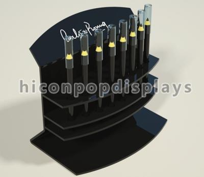 China Mascara Acrylic Cosmetic Display Stands Counter Top Waterproof for sale