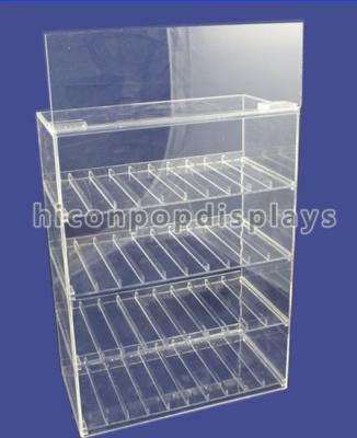 China Tobacco Custom Acrylic Display Case Transparent Waterproof OEM Service for sale