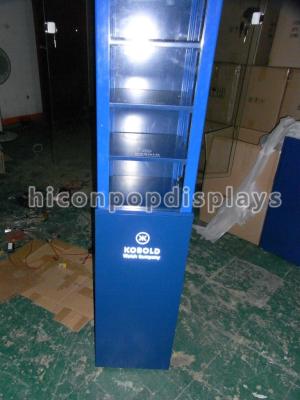 China Waterproof Flooring Steel Display Stands Merchandisng Watches for sale