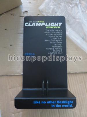 China Lamp Bulbs Counter Display Stands , Steel Countertop Display Signage for sale