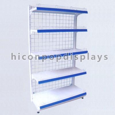 China Grocery Store Retail Gondola Shelving Units 4 Tier Free Standing for sale