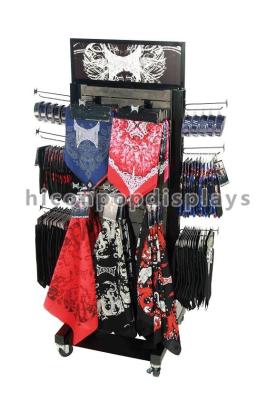 China Movable Slatwall Floor Displays For Clothing Store , Slatwall Store Fixtures for sale