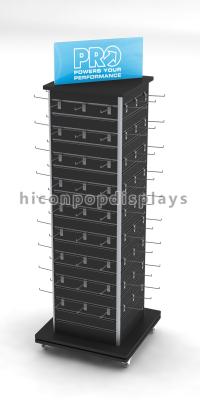 China Retail Store Tower Slatwall Display Stands Fixture For Key Chains for sale