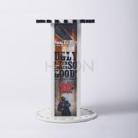 China Round Shape Retail Fishing Rod Display Rack, Wooden Fishing Rod Display for sale