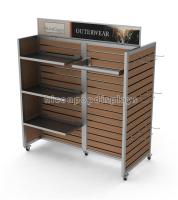 China Garment Store Slatwall Display Stands for sale