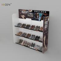 China Custom Acrylic Shoe Storage 3-Tier Display Rack with LCD Screen for sale