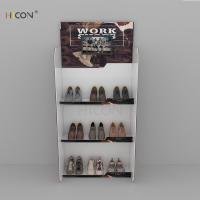 China Custom Acrylic Shoe Storage 3-Tier Display Rack with LCD Screen for sale