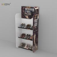 China Custom Acrylic Shoe Storage 3-Tier Display Rack with LCD Screen for sale
