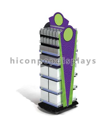 China Metal Floor Standing Gondola Retail Display Shelving Free Design For Supermarket for sale