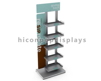 China Metal Pop Merchandise Displays Store Food Display Stand For Advertising for sale
