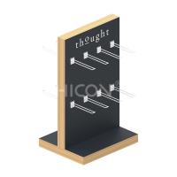 China Creative Custom Displays 2-way Wooden Retail Sock Display Rack for sale