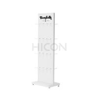 China Creative Sock Display Ideas 2-way Free Standing Retail Sock Display Rack for sale