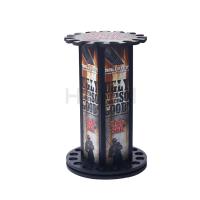 China 16 Fishing Ploe Display Rack Round Shape Steady Fly Fishing Rod Display Rack for sale