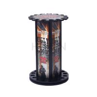 China 16 Fishing Ploe Display Rack Round Shape Steady Fly Fishing Rod Display Rack for sale