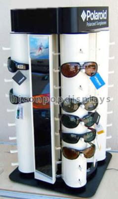 China Custom Point Of Purchase Merchandising Spinner Eyewear Display Rack Countertop for sale
