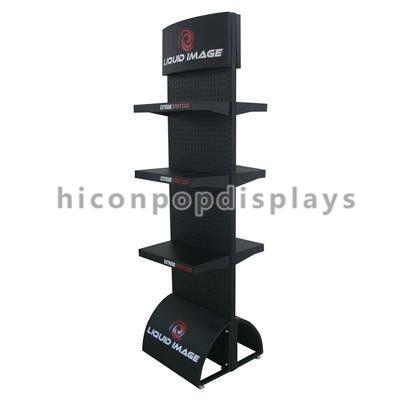 China Custom Commercial Metal Display Racks Free Standing Tool Display Rack Design Free for sale