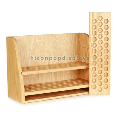 China Countertop Wooden Display Racks Detachable For Essential Oil Merchandising for sale