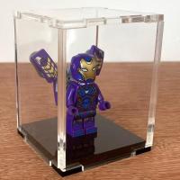 China Acrylic Display Case Minfig Custom Display Case for Lego Minifigures for sale