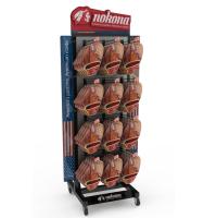 China Custom Golf Glove Display Rack Movable Metal Floor Rubber Mitten Rack for sale
