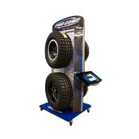 China Automotive Car Stores POP Displays Floor Wheel Rim Display Racks Metal for sale