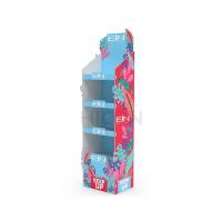 China Cardboard 4-Tier Pet Dog Store Display Fixtures Custom Pop Displays for sale