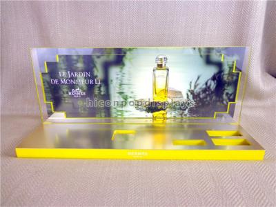 China Visual Merchandising Acrylic Perfume Display Stand Countertop For Cosmetics Shop for sale