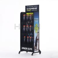 China Supermarket POP Merchandise Display Shelf Floor Display Rack For Glove for sale