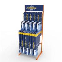 China Custom Windshield Wiper Blade Display Rack, Floor Metal Wiper Display Stand for sale