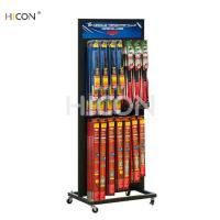 China Custom Windshield Wiper Blade Display Rack, Floor Metal Wiper Display Stand for sale