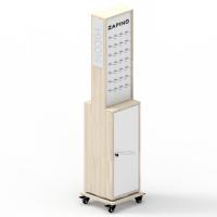 China Custom Flooring Display Stands Rotating Jewelry Display Stand For Retail for sale