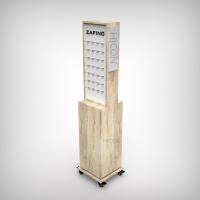 China Custom Flooring Display Stands Rotating Jewelry Display Stand For Retail for sale