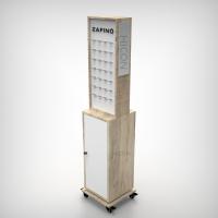China Custom Flooring Display Stands Rotating Jewelry Display Stand For Retail for sale