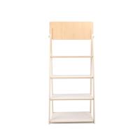 China Eco Friendly 4-Tier Cosmetic Display Stand Retail Store Display Shelf for sale