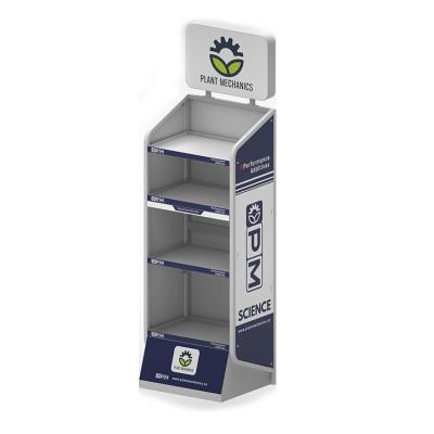 China Retail Store Fixture Metal 4-tier Display Stands For Plant Mechanics for sale