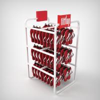 China Metal Shoe Display Stand For Sale, Custom Floor Slipper Display Stand for sale