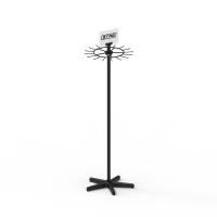 China Clothing Store Display 18 Hooks Metal Belt Display Stand For Shop for sale