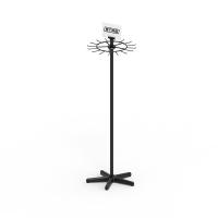 China Clothing Store Display 18 Hooks Metal Belt Display Stand For Shop for sale