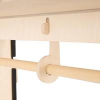 China Eco Friendly Clothing Shop Retail Store Fixtures 4-way Clothing Rack for sale