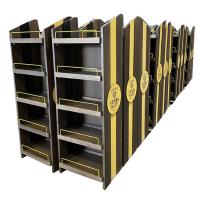 China Creative Retail Wine Display 5-tier Wine Store Merchandising Displays for sale