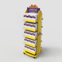 China Food Product Merchandising Movable Nuts Walnut Display Stand For Sale for sale