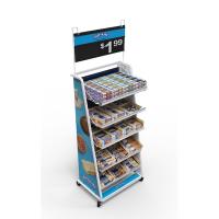 China 8 Tier Wire Rack Snack Food Retail Shop Stand Candy Display Rack Strong for sale