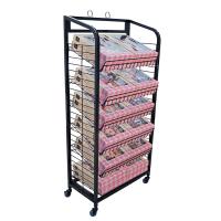 China 8 Tier Wire Rack Snack Food Retail Shop Stand Candy Display Rack Strong for sale