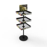 China Cat Dog Products Pet Store Fixture Custom 3 Tier Pet Ingredients Display for sale