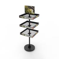 China Cat Dog Products Pet Store Fixture Custom 3 Tier Pet Ingredients Display for sale